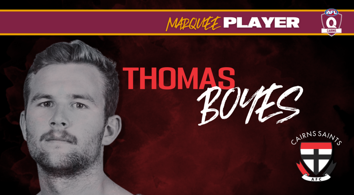 Thomas Boyes announced as Marquee Player | AFL Cairns