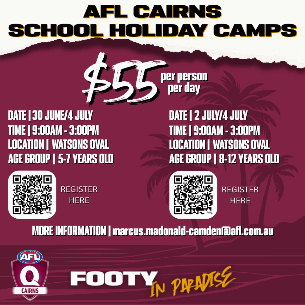 AFL CAIRNS SCHOOL HOLIDAY PROGRAMS | AFL Cairns